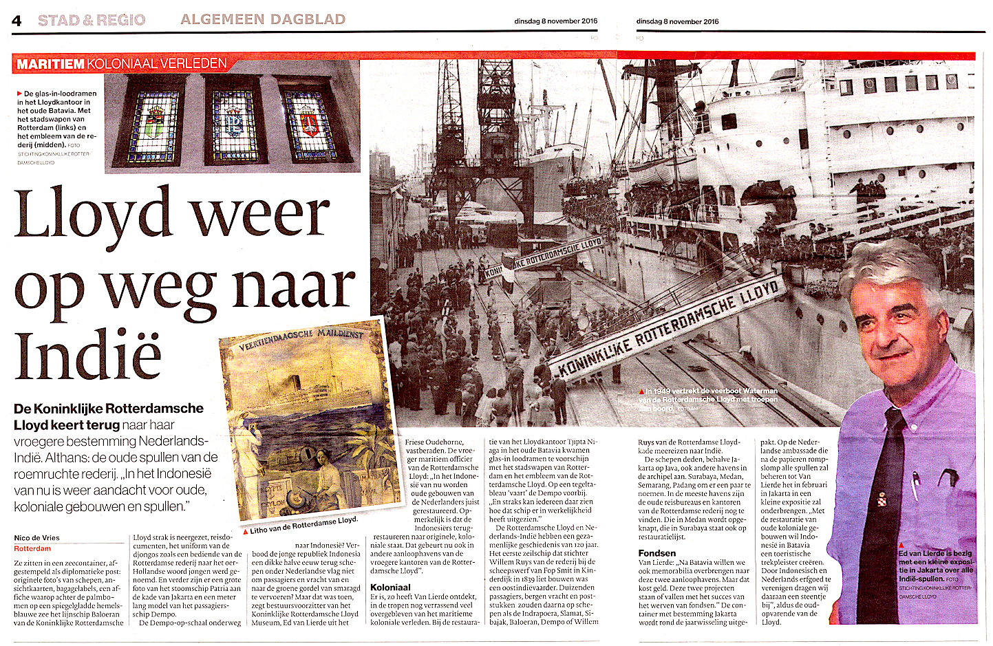 MEDIA over het Koninklijke Rotterdamsche Lloyd Museum – Lloydatelier